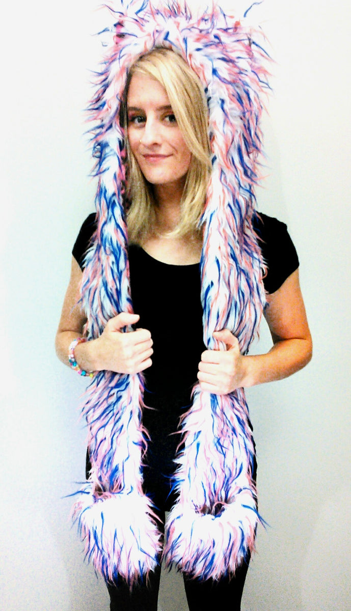 Long Fuzzy Animal Hats and Animal Hoods – Rave-Nation