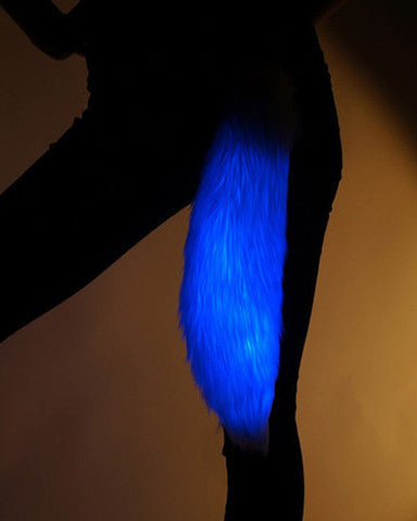 Light Up Color Changing Fur Tail – Rave-Nation