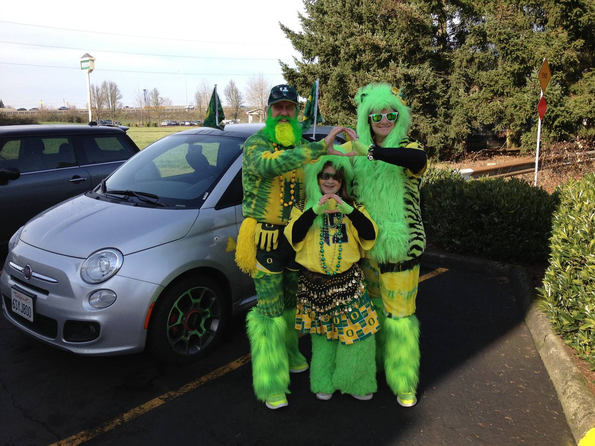 Beautiful Green and Flo Yellow Fluffies by Rave-Nation