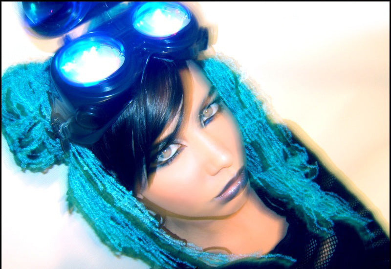 LED Steampunk Goggles - Cyber Punk Light Up Gear – Rave-Nation