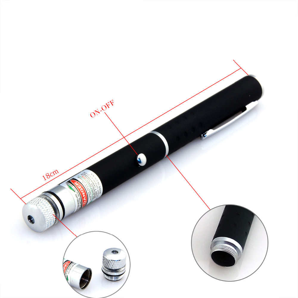 5Mw laser pen with multiple cap attachments – Rave-Nation
